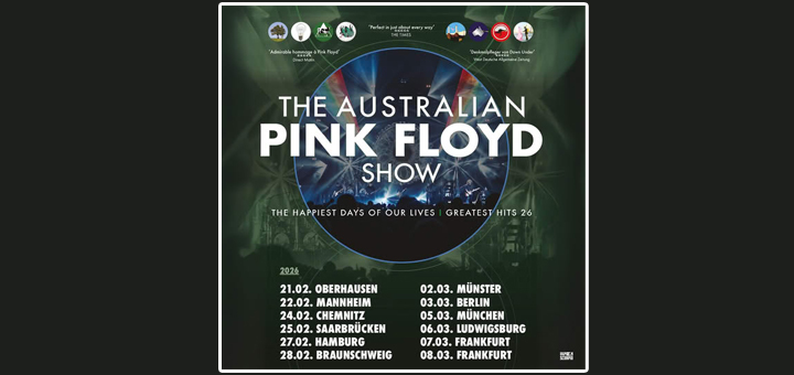 21.02.2026 | 20:00,- The Australian Pink Floyd Show - Greatest Hits ...